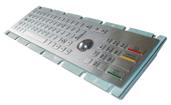 ZT599 Customized 65-key Standard Kiosk Metal keyboard plus PCI EPP