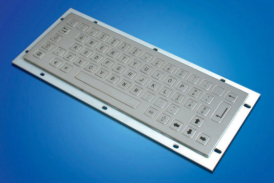 ZT599A  Kiosk Metal Keyboard with 64 Stainless Keys