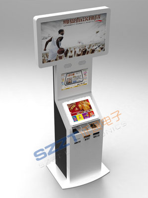 ZT2222 Large Screen TFT LCD Bill Payment Kiosk / Lobby Kiosks with Advertisement