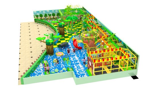 Amusement Parks Kids Large Indoor Playground With Ball Pool 36.6 * 17.08 * 3.2 M