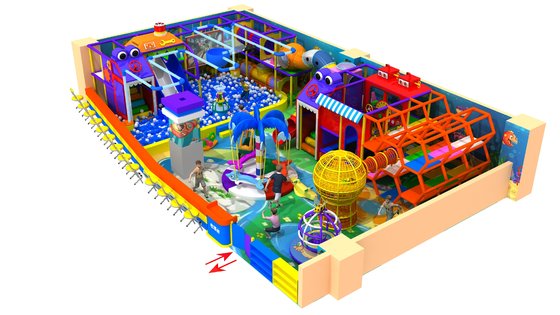 Colorful Theme Childrens Play Centre Equipment Customized Size For Shopping Mall