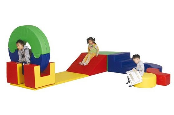 EVA Cover Soft Play Equipment Anti-Crack Custom Made Design For 3 - 15 Years Old