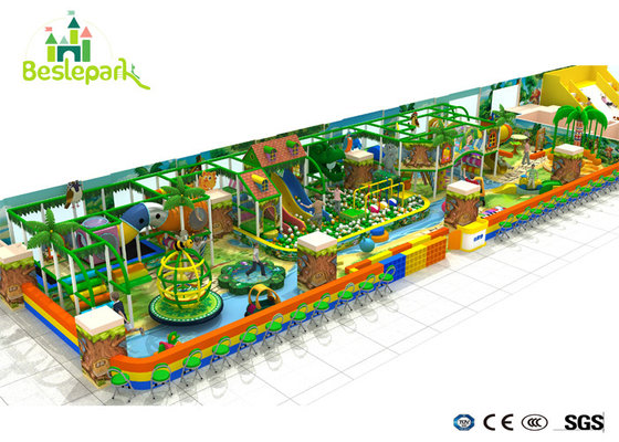 Large Children Indoor Wooden Playground , Kids Indoor Amusement Park For Shopping Mall