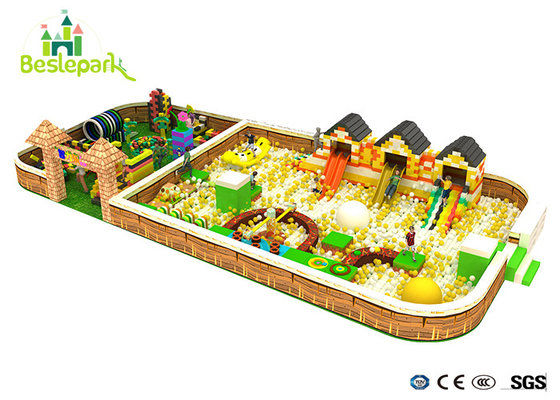Soft Safe Amusement Kids Play Park Customized Design For 3 - 15 Years Old