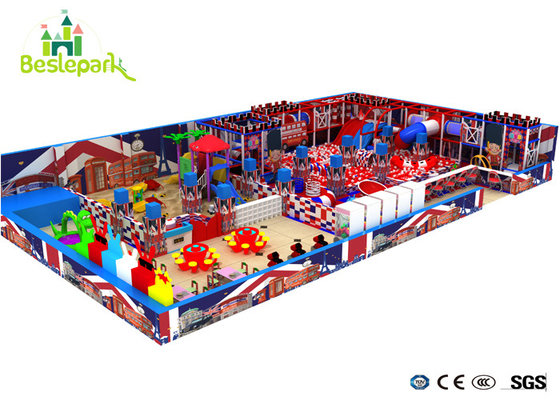 Preschool Indoor Playground Kids Toys With Fire Protection Floor Mat