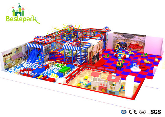 Commercial  Soft Kids Playground Equipment Anti - Static For 3-15 Years Old