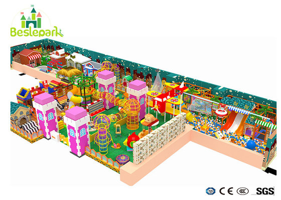 Huge Residential Playground Equipment , Childrens Plastic Playground Equipment