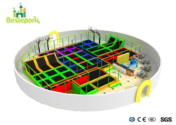 Soft Indoor Trampoline Park Jumping Pad For Commmercial Play Center