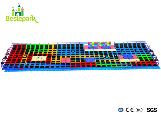 Large Safety Kids Trampoline Park Anti - Mildew PVC Fur Eco - Friendly