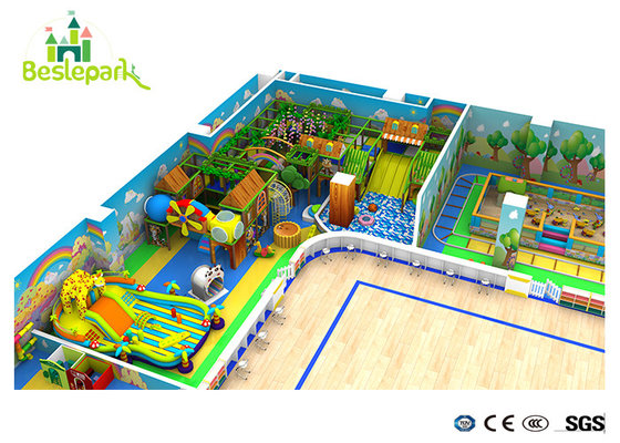 Shopping Mall Jungle Themed Playground Customized Size Static Resistance