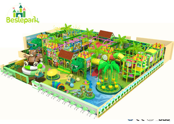 Plastic Slid Soft Toys Kids Indoor Jungle Gym , Jungle Play Centre For Kindergarten