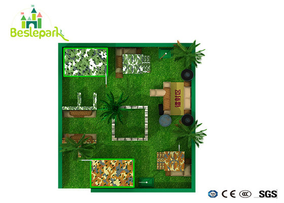 Customized Size Fun Indoor Places For Toddlers Anti - Static ROHS Certification