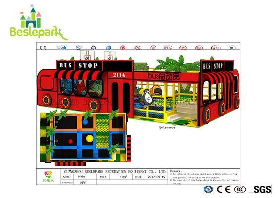 Large Scale Kids Play Center , Safe Soft Childrens Indoor Playhouse