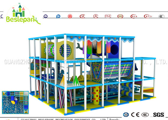 Indoor Soft Baby Play Centre , Custom Made Indoor Jungle Gym For Toddlers