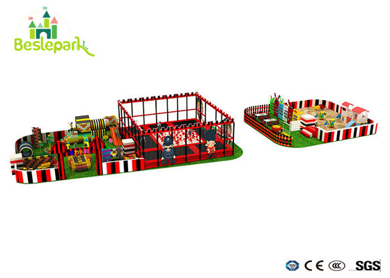 Commercial Centre Kids Indoor Playground Anti - Static Colorful Theme