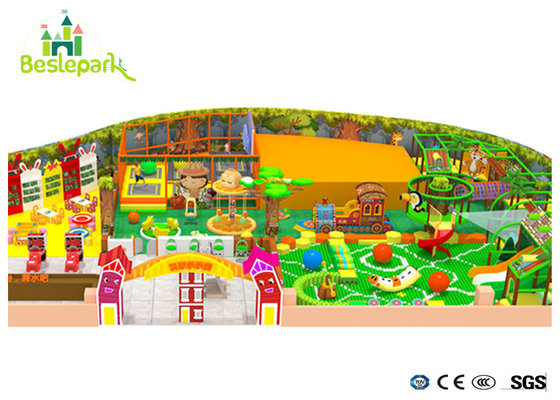 Amusement Park Kids Soft Play , Kids Indoor Play Gym For 3 - 15 Years Old