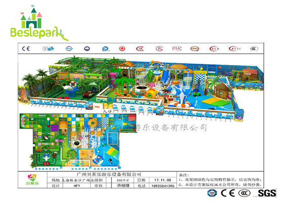 Amazing Soft Large Indoor Playground For Children Custom Made Design