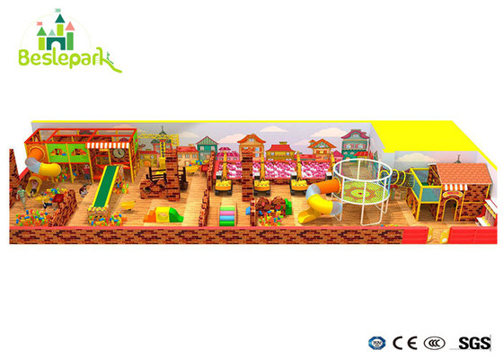 Commercial Centers Baby Indoor Playground Colorful With PVC Soft Covering