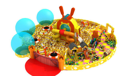 Anti - Skid Indoor Play Gym Toddler With Ball Pool 15.86 * 7.32 * 8M