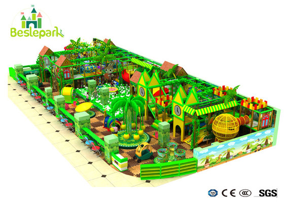Ball Pit Jungle Theme Playground Security Environmental Protection For Shopping Mall