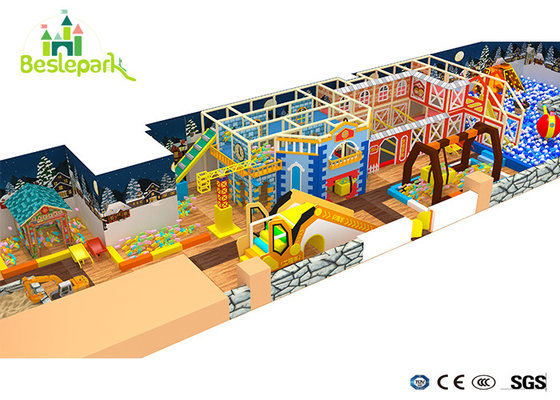 Construction Site Kids Indoor Soft Playground Fun Place 20 * 25  * 6.0M