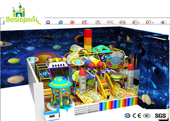 Space Theme Kids Two Layer Indoor Soft Playground Fun Place 300 * 21  * 8.0M