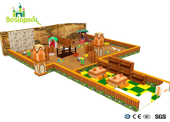 Sand Land Indoor Soft Playground Equipment For Children 3 - 14 Years Old