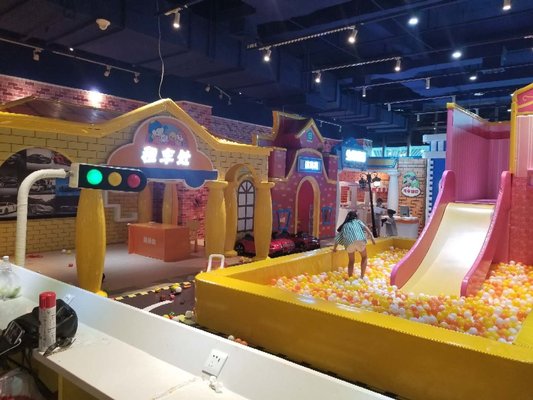 Building Block Park Kids Indoor Playground Puzzle Environmently Friendly