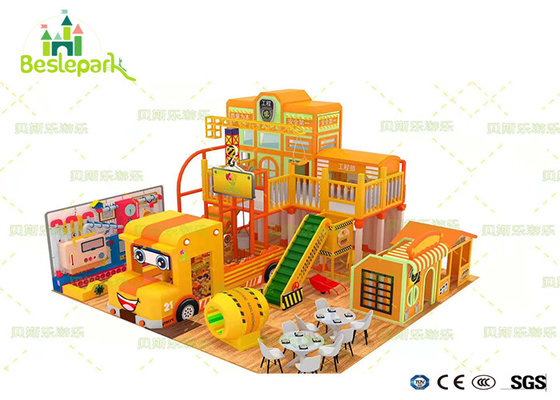 Construction Engineering Theme Park Kids Indoor Playground Electrostatic Baking Painting