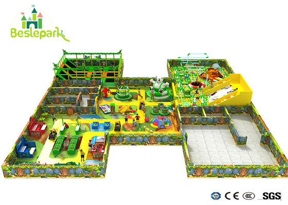 Shopping Mall Kids Indoor Playground With Amusement Equipment & Environmental
