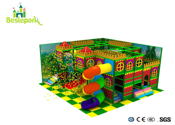 Kindergarden Kids Indoor Playground With Rotary Slide