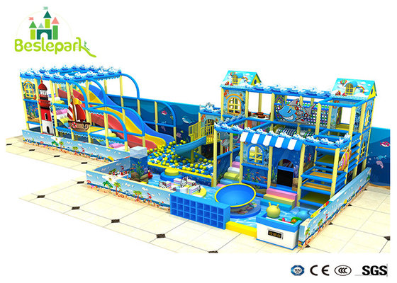 Giant Toddler / Baby Indoor Playground Anti - Crack With Galvanized Steel Pipe