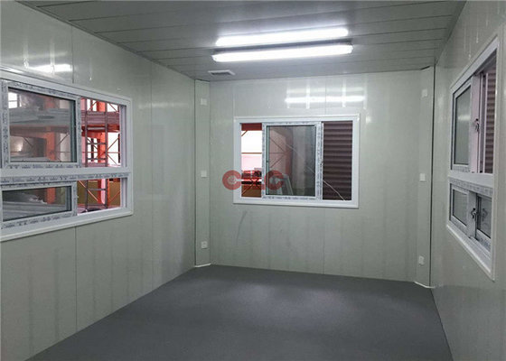 PU Panel Flat Pack Prefab Container Homes Easy Assemble Energy Saving