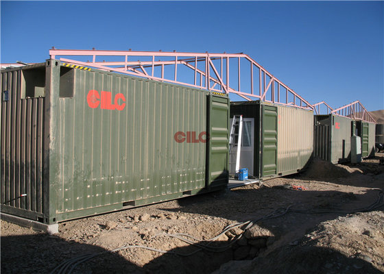 Shower Sanitary Shipping Container House Construction With Electric Generator