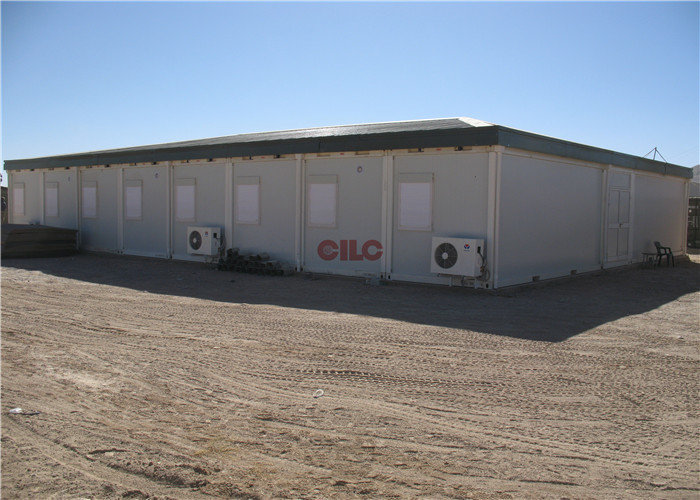 Well Camp Refugee Container Prefabricated Construction With Toilet Shower