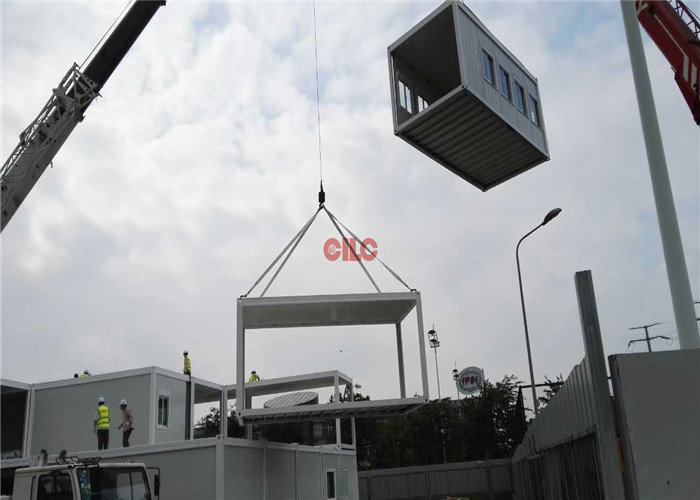 Easy Moving Prefab Modular Container Homes Convenient Transportation