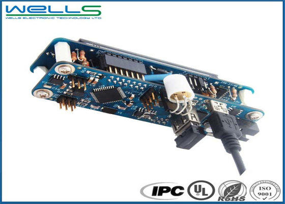 FR4 High TG EMS PCB Assembly 1oz Copper With HASL Surface Treatment