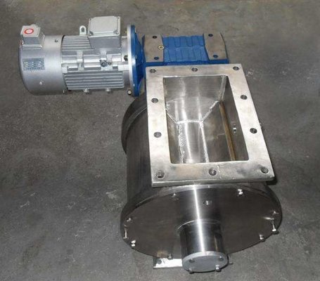 Stainless Steel Rotary Airlock Valve / Pneumatic Unloader Valve For Cement