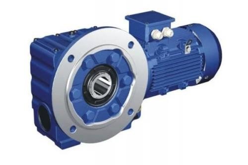 K series helical bevel gear reducer stepper motor