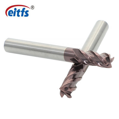 Germany Machine Solid Carbide Cutters 4 Flute Aquare Flat Cnc Cutting Tool