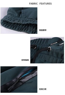 Plain Pattern Black Mens Athletic Pants Elastic Custom Drawstring Gym Wear