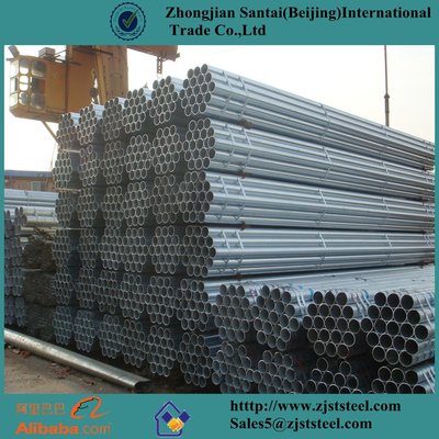 DN50 Building Materials ERW Galvanized Steel Pipe For Greenhouse