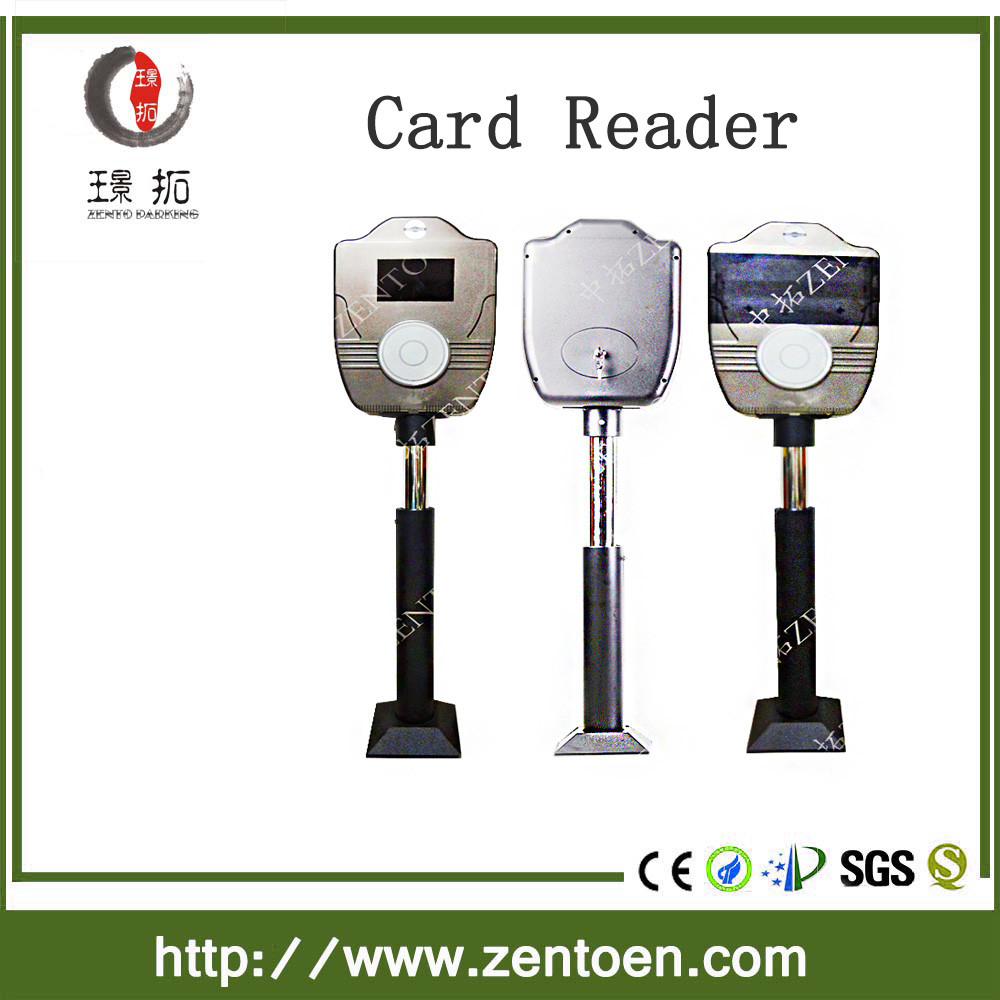 Bluetooth car parking system with barcode printer RFID card reader