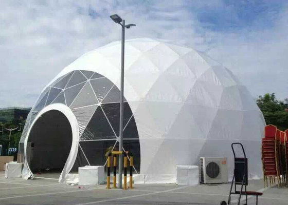 Hot Dip Galvanized Steel Structure Dome Camping Tents For Party Events