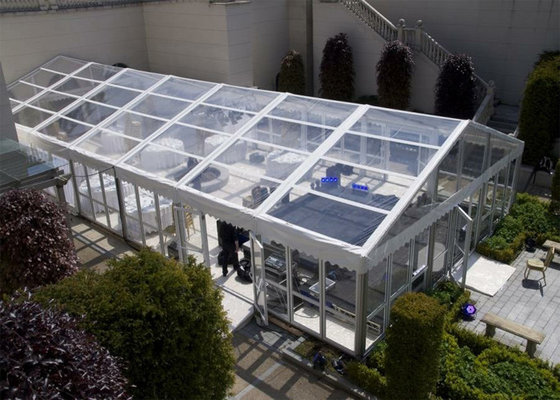 Durable Water Proof Clear Span Structure Tent Romantic Wedding Tents For 300 People