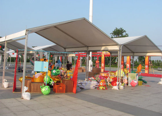Fabric Structure Outdoor Canopy Tent , 100km/H Small Event Tent Without Windows
