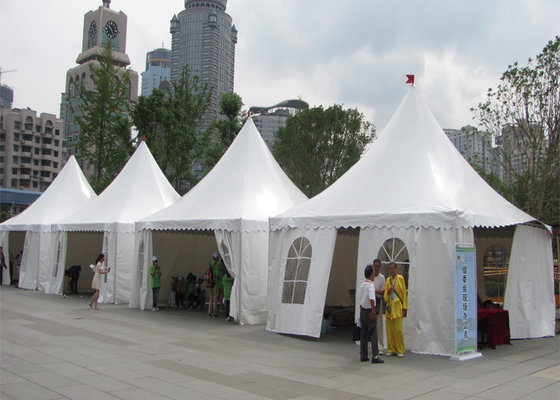 4m Fabric Pagoda Pagoda Tents Fast Install / Dismantle With Waterproof PVC Fabric