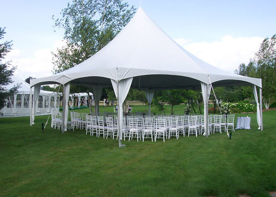 Steel Pagoda Party Tent PVC Roof Water Proof Canopy Wedding Tent 10m