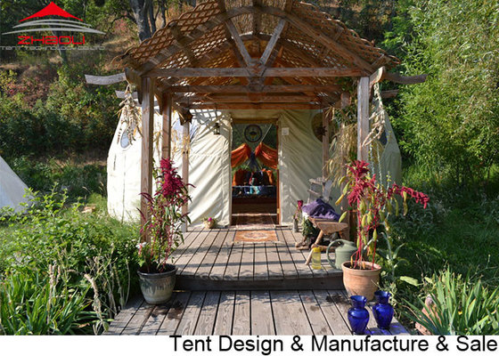 Anti UV diameter 6m Geodesic Dome Tent With Hot-Dip Galvanized Frame