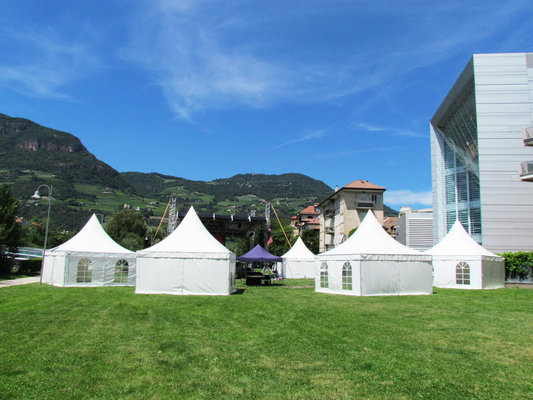 4x4m double PVC Coated Polyester Textile Pogoda Event Tent With Sidewall